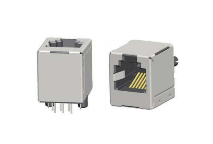 Modular Jack RJ45 1x1 Port, Tab Down, Shielded, W/O LEDs, W/O EMI ...