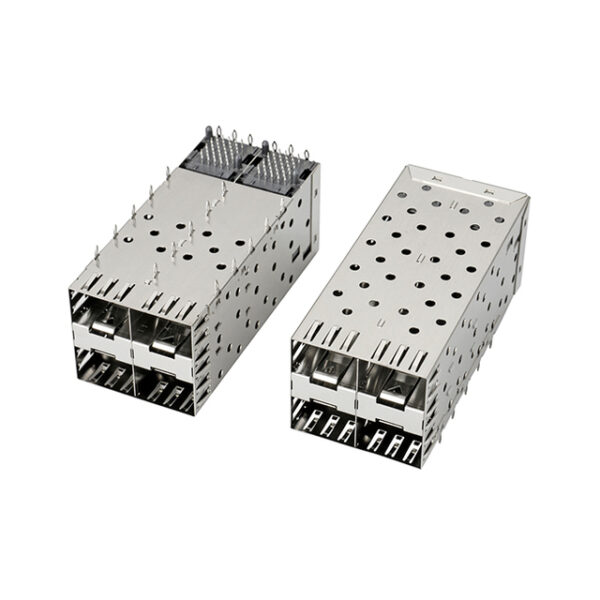 VITALCONN SFP Cage 1*6 Port Press Fit Type Connector