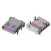 USB Type C Female 16 Pin, Single Row, Terminal SMT, With Upper Cover ...